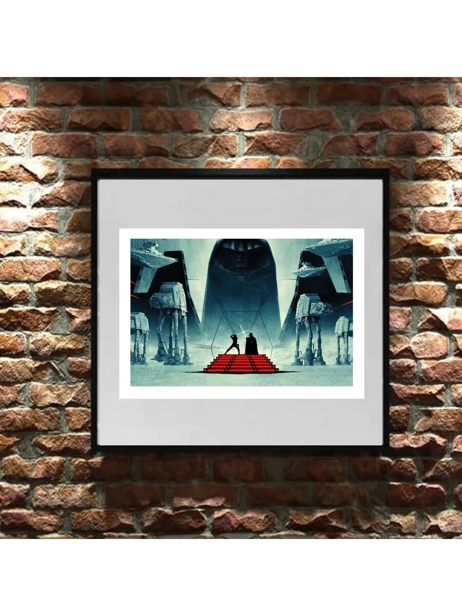 Постер "star wars empire strikes back 40th" Cool Eshe А2