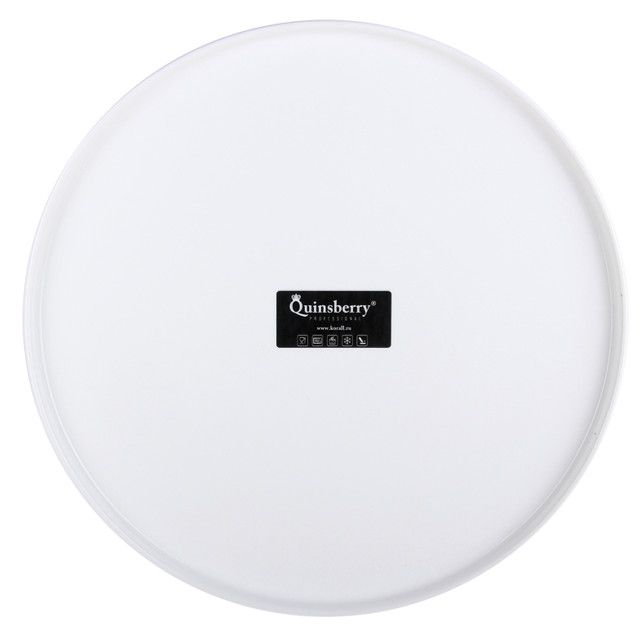 Блюдо сервировочное Quinsberry "Sola", 32 см, круглое, фарфор, белое