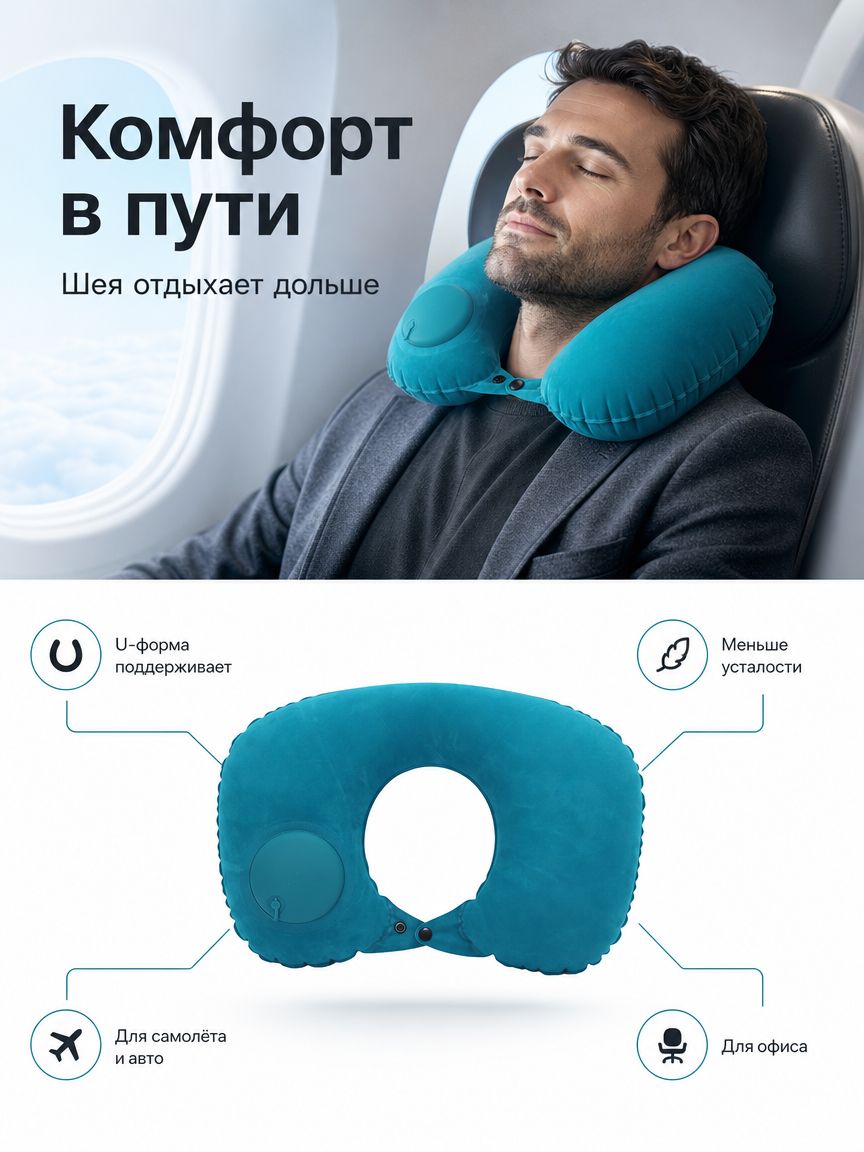 Подушка для шеи — фото 1