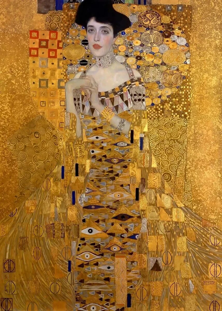 Печать на холсте "Портрет Адели Блох-Бауэр I", 40x60 см