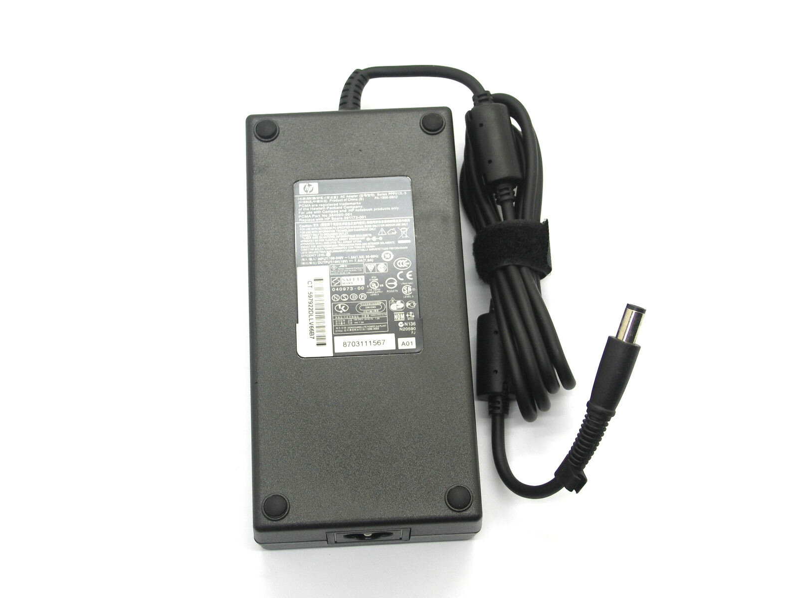 Блок питания для HP 19V/7.9A 150W, разъем 7.4x5.0, с кабелем в розетку, ADP-HP-21