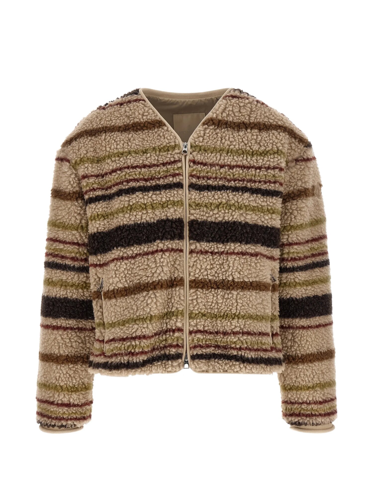 Кардиган Striped teddy-effect cardigan