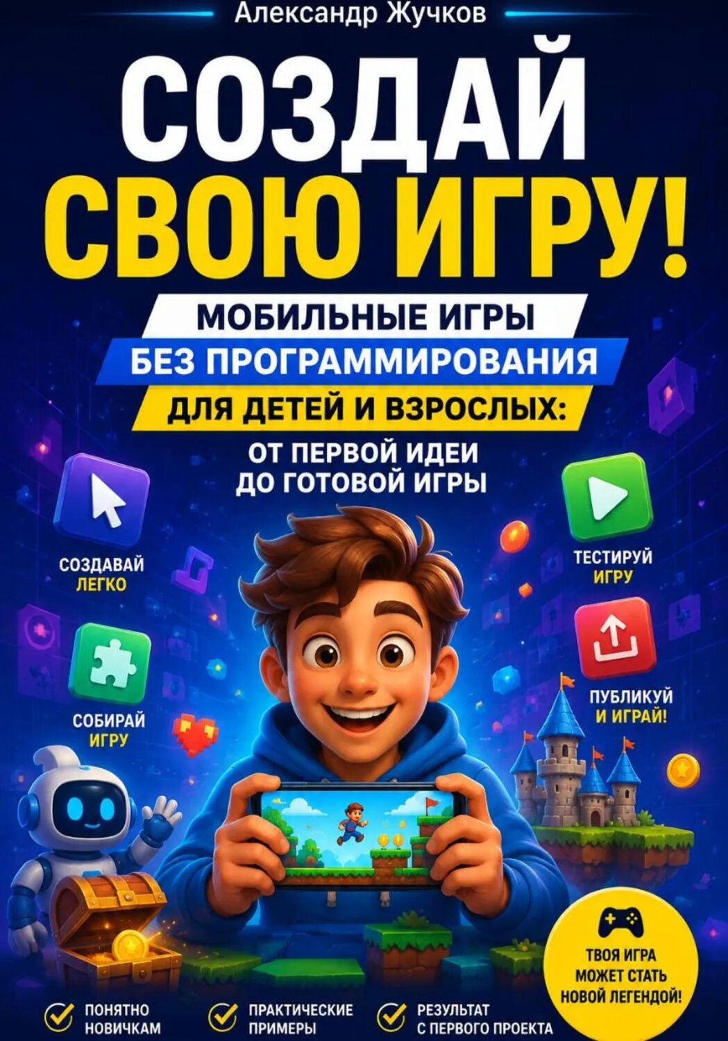 Создай свою игру! Мобильные игры без программирования для детей и взрослых: от первой идеи до готовой игры [Цифровая книга]