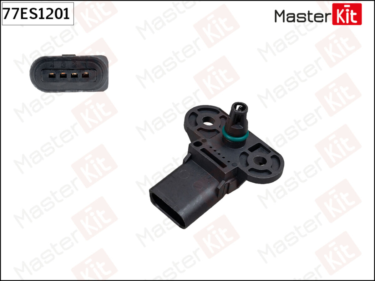 Датчик, Давление Во Впускном Газопроводе Audi/Vw 1.4-2.0 00-10 (MASTERKIT 77ES1201)