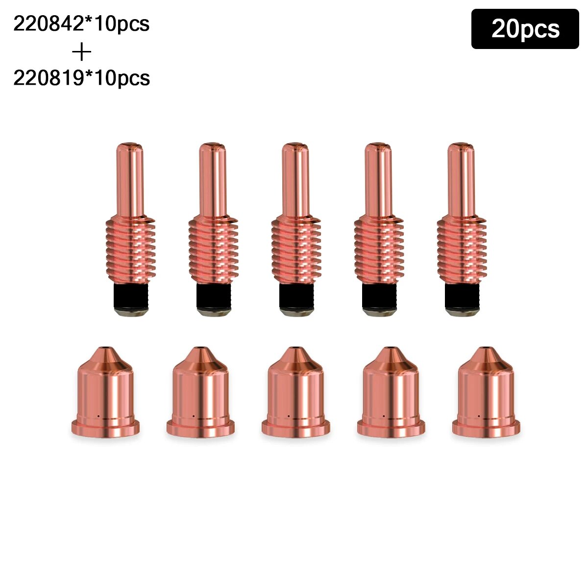 Сварочные сопла и электроды PMX 45XP 65 85 105 Weldingstop 842e and 819e-20pcs