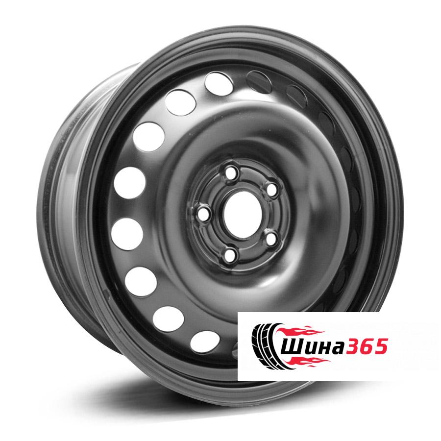 Штампованный колесный диск ТЗСК VW Polo R15 / 6J PCD 5x100 ЕТ 38 ЦО 57.1 Black