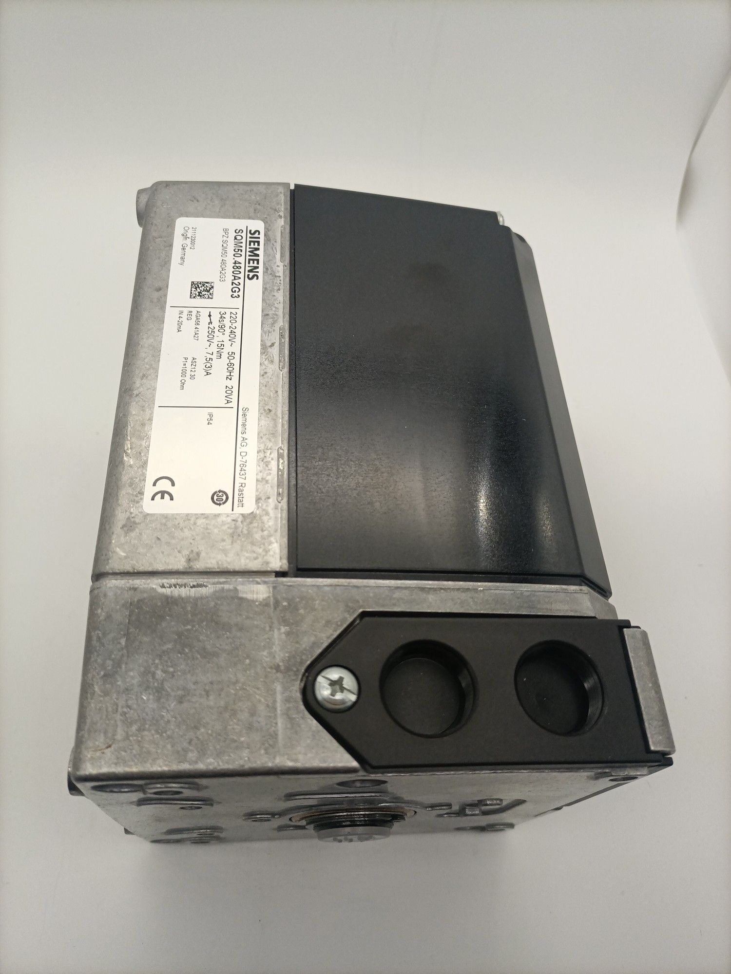 Сервопривод Siemens SQM50.480A2G3 для воздушных и газовых заслонок горелок