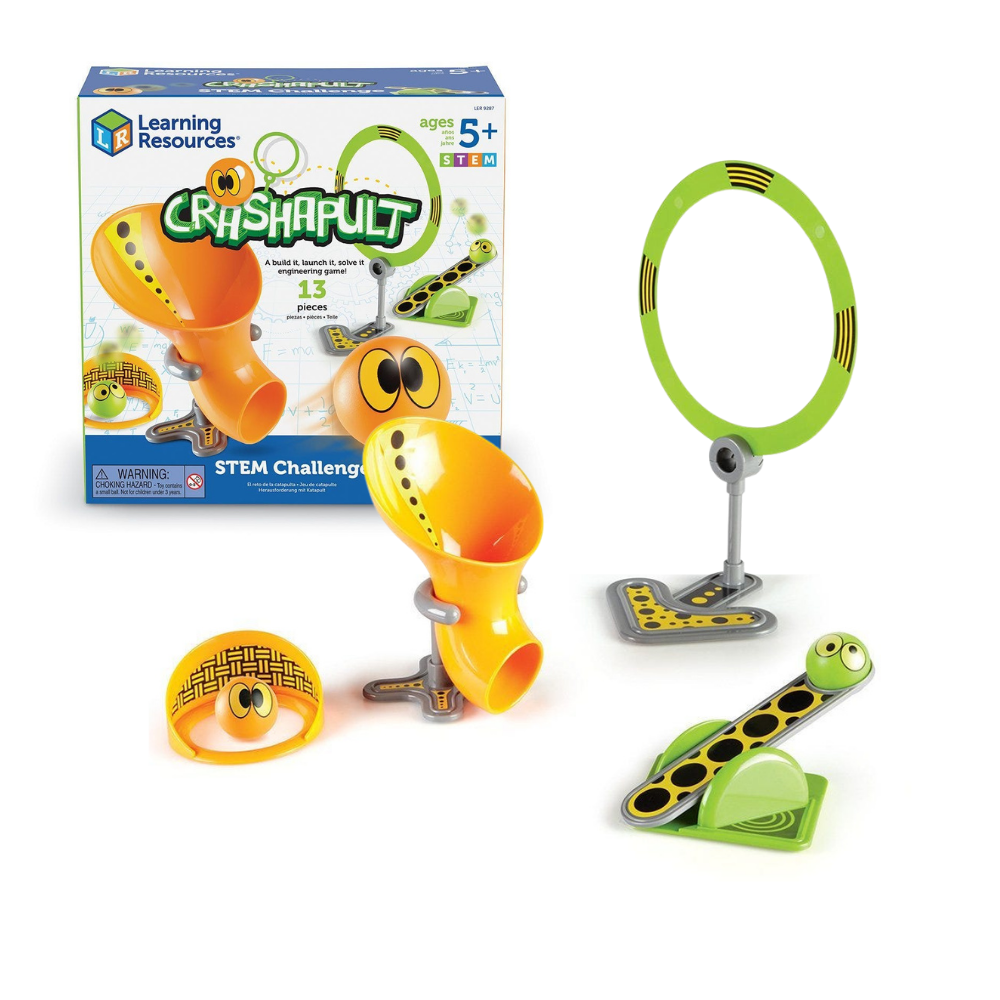 Развивающая игрушка "Попади в цель. Базовый" (серия Crashapult STEM, 13 элементов) Learning Resources LER9287Арт. 9771