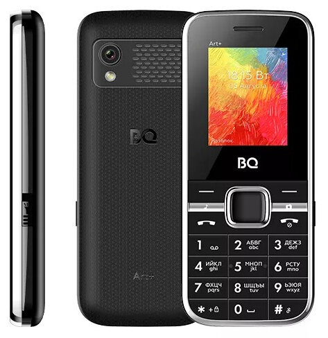 Мобильный телефон BQ 1868 Art+ Черный 2 sim 1.77″ цветной GSM 800 mAh
