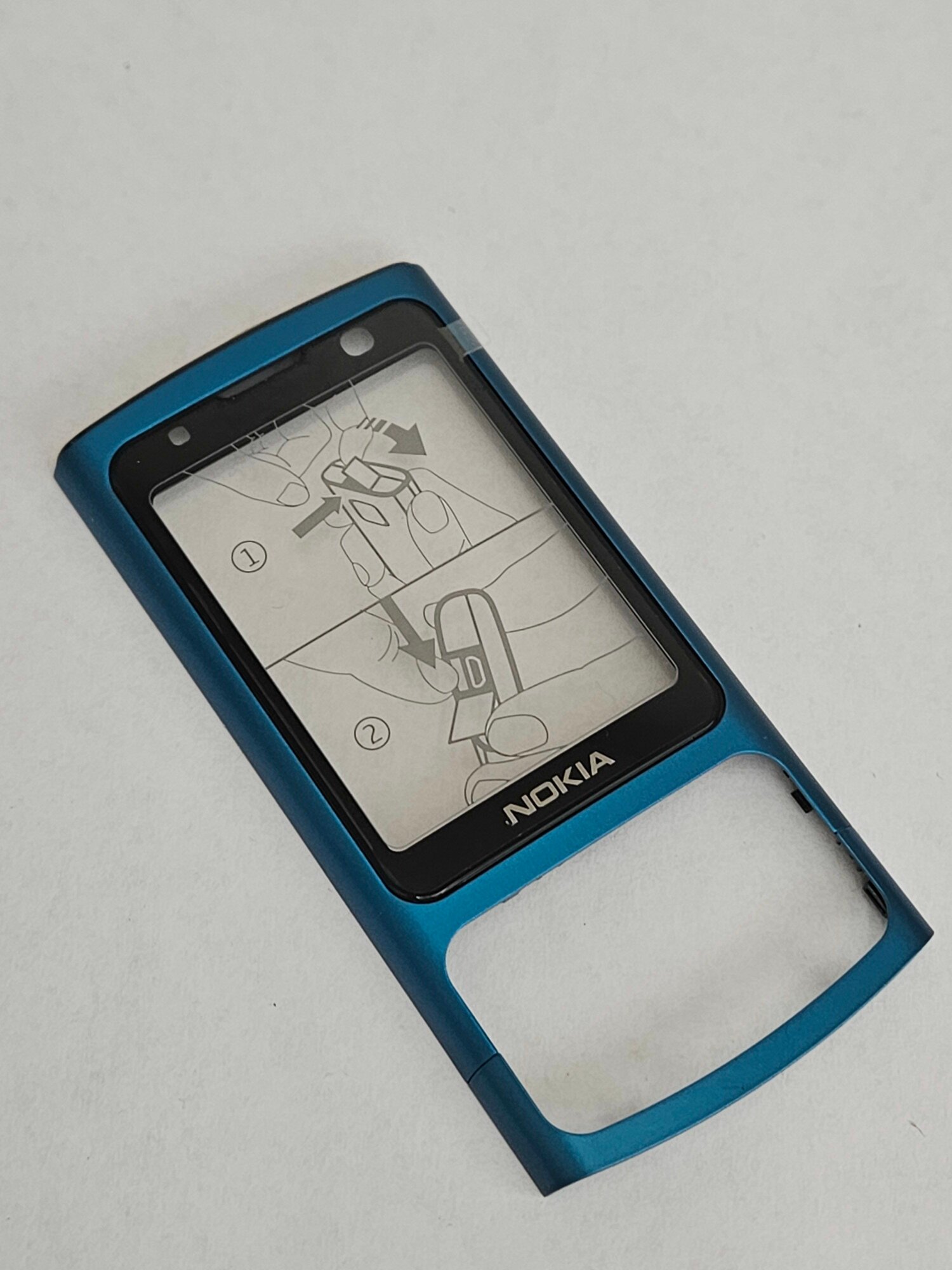 Передняя панель для Nokia 6700 slide (цвет - petrol) orig, p/n: 0255798