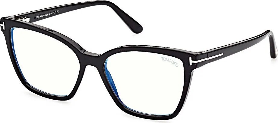 Оправа TOM FORD FT5812-B 001, тип оправы ободковая, материал оправы пластик, пол женские, форма оправы бабочка
