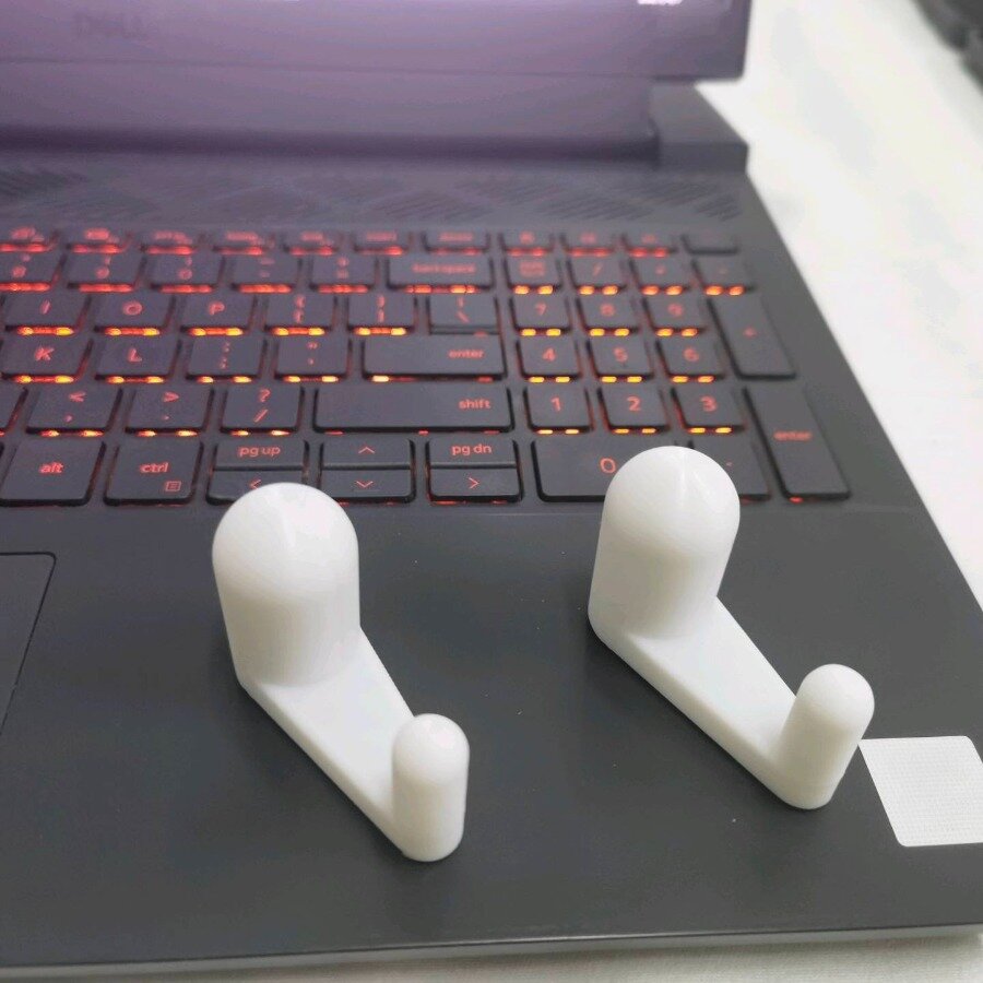 Подставки для ноутбука 1 пара, цвет белый, 3D-печатные, портативные, эргономичные
