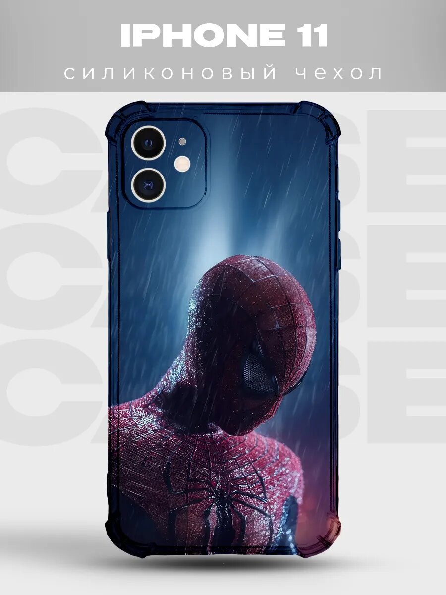 Чехол на iPhone 11 Человек-паук человек паук марвел комикс
