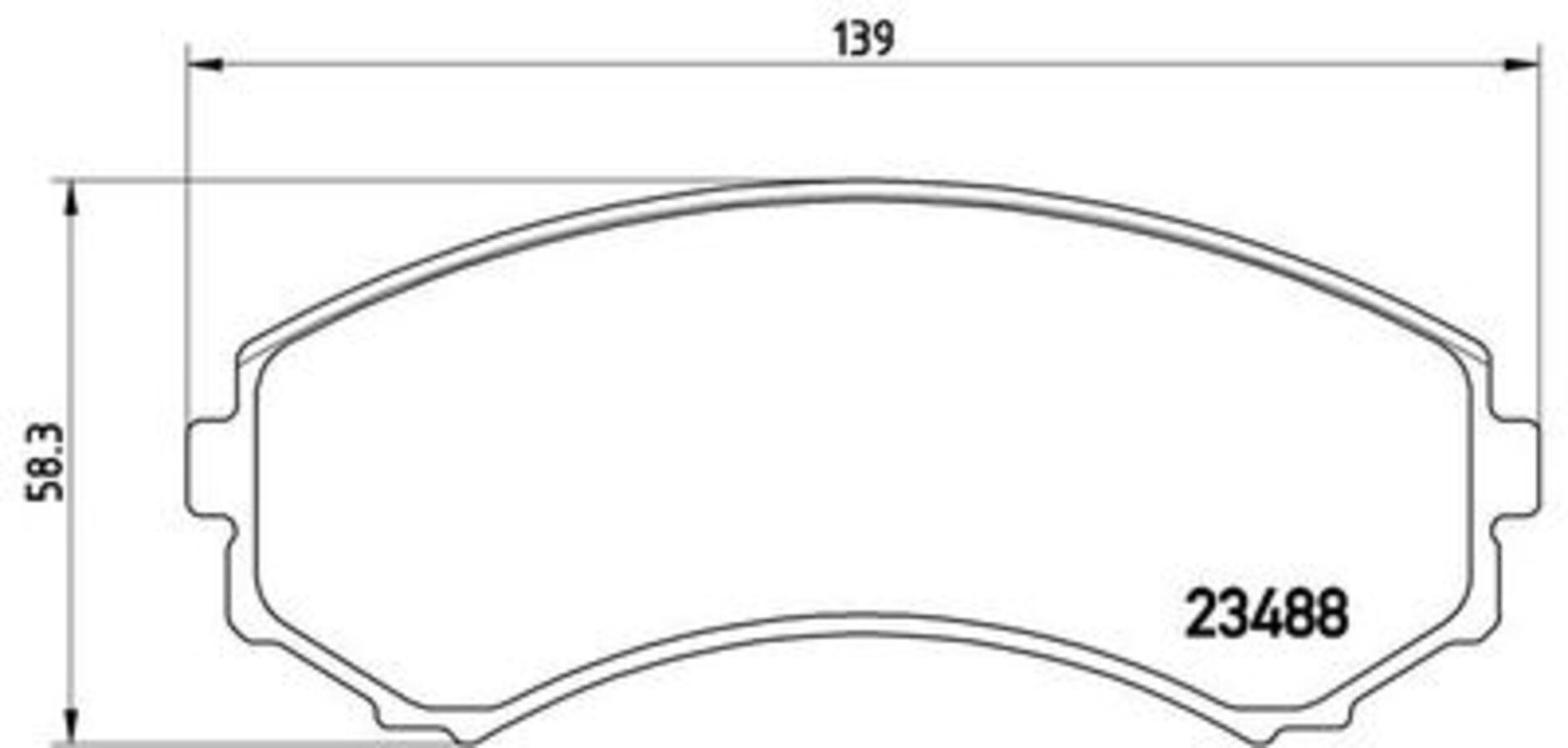 Колодки Mitsubishi Proudia/Dignity S4_A, S3_A 10/99-05/01 (BREMBO P54029)