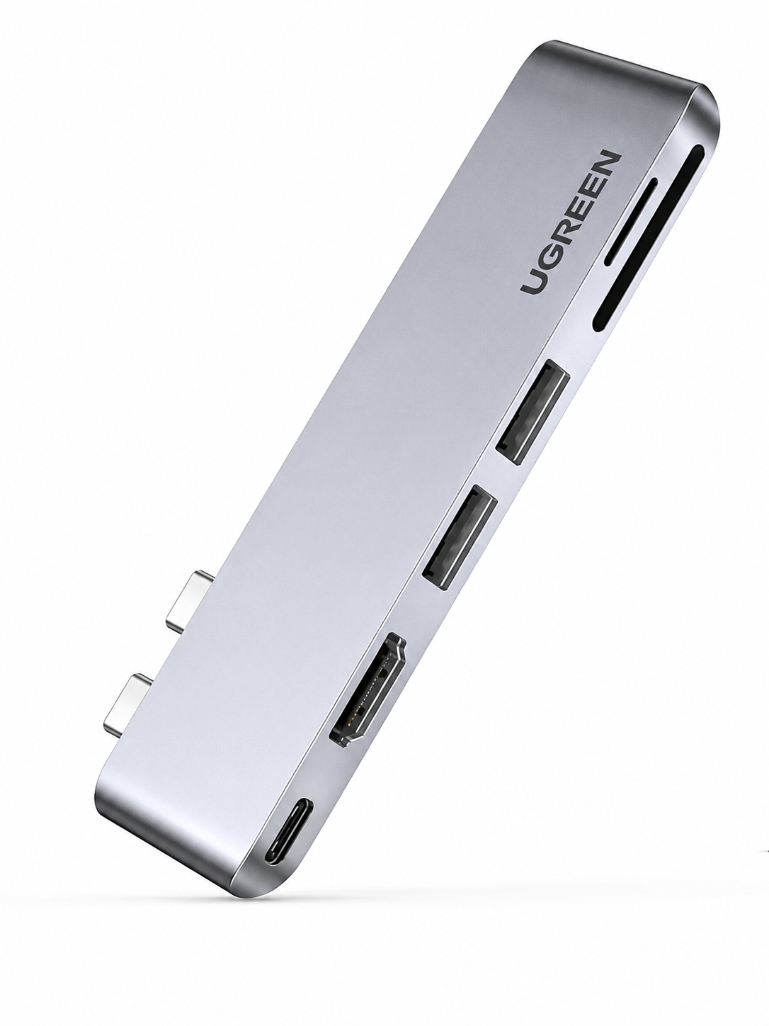 UGREEN. USB концентратор для MacBook (хаб), 3 x USB 3.0, HDMI, SD/TF, Thunder Bolt 3 (80856)