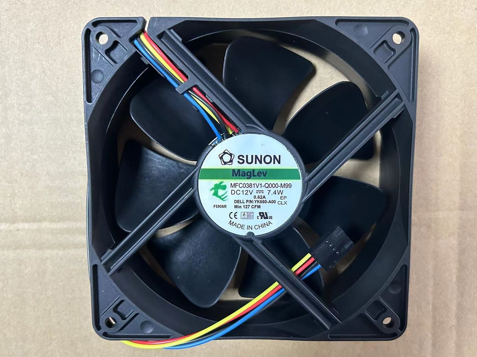Для SUNON MFC0381V1-Q000-M99 12V 7.4W 4Pin 12038 Процессор вентиляторы 120 * 120 * 38мм