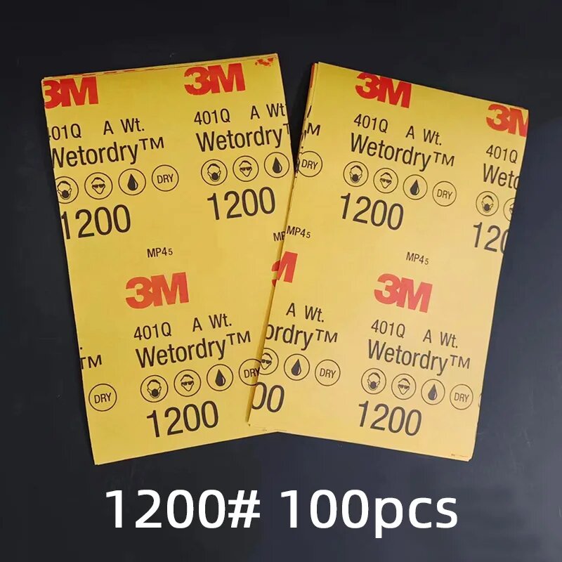 3M 401Q наждачная бумага 1200, 100 шт