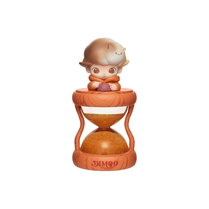 POP MART Dimoo Limited Time Сияющий песочные часы Слепые коробки 1 слепой бокс Целая коробка 6 шт