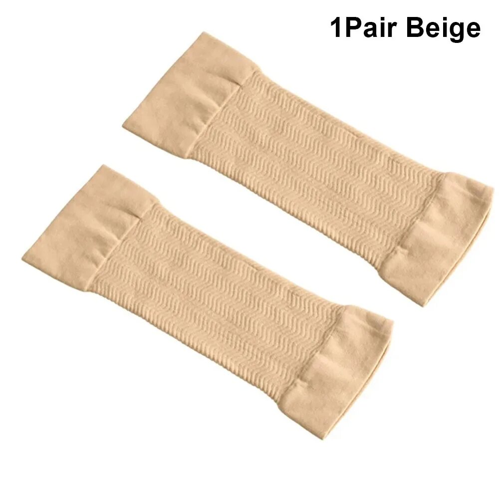 Компрессионные рукава-бандажи для похудения Nylone 1 пара 1Pair Beige