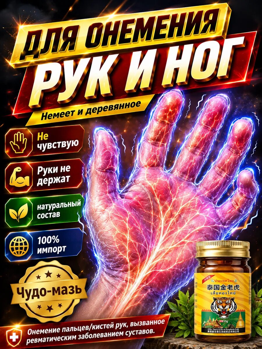 Органический магний от онемения рук
