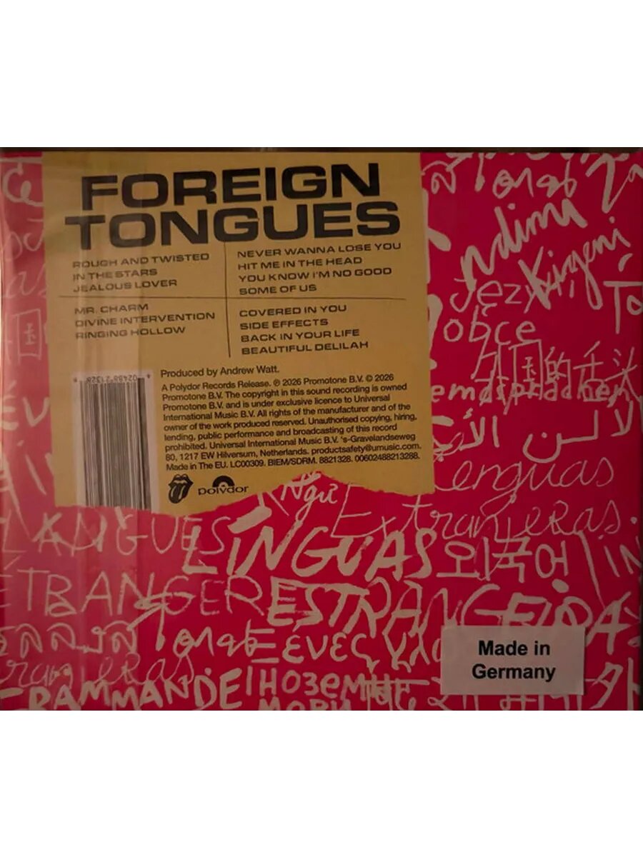 Rolling Stones - Foreign Tongues (CD) — фото 1