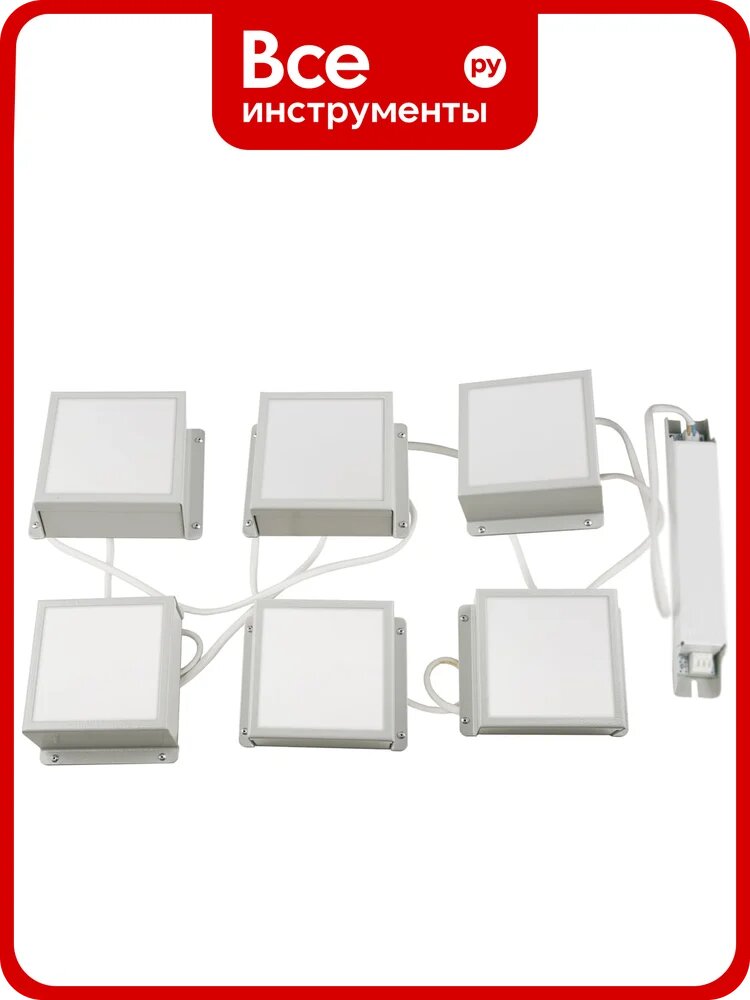 Светильник Uniel ULP-1010 42W/4000К IP40 GRILYATO OPAL WHITE KIT06 UL-00012448