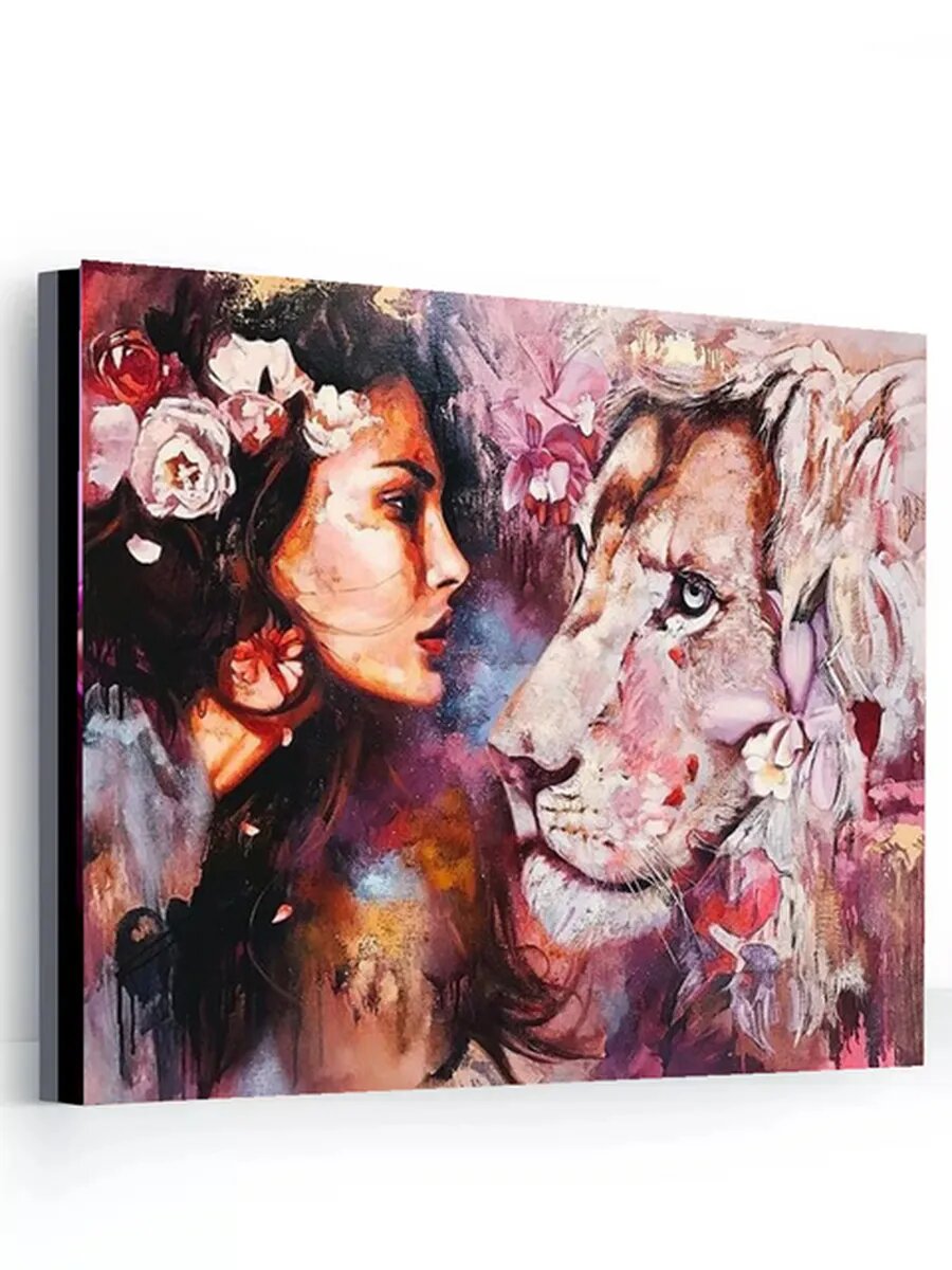 Картина по номерам "Отражение души", на холсте на подрамнике, 40 x 50 см