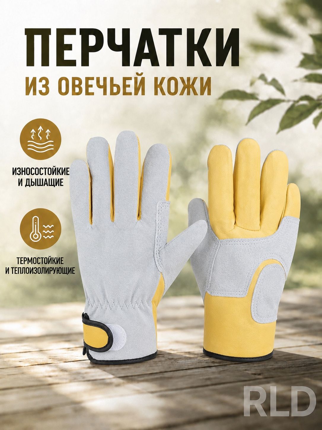 Защитные перчатки для сварки бычьей кожи KELE