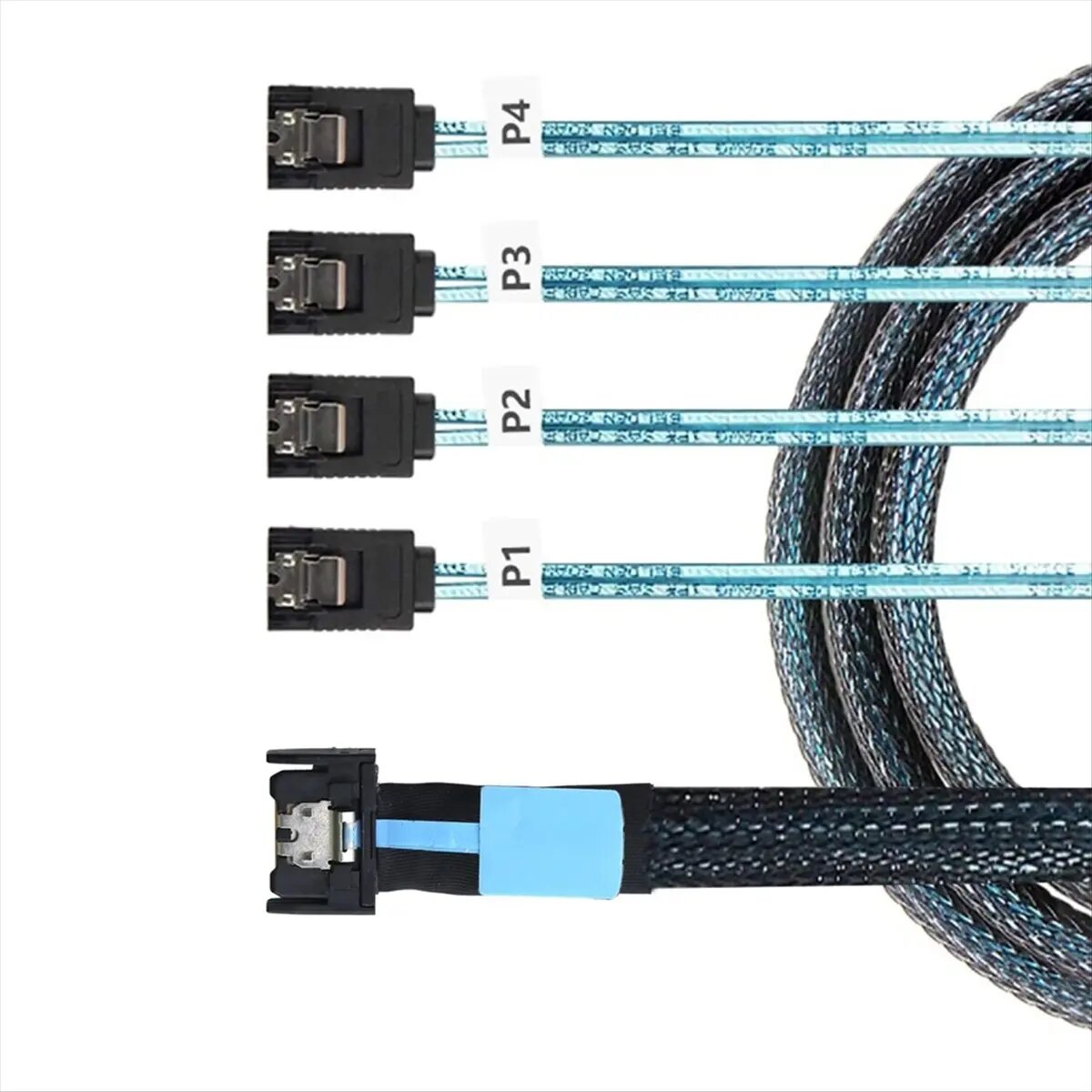 SlimSAS 8654 MCIO 4I SATA кабель PCIE5.0 для сервера