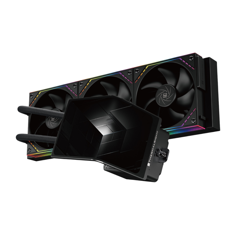 Система жидкостного охлаждения Thermalright Levita Vision 360, вентилятор 120 мм, чёрный L-VISION-BL-360-ARGB