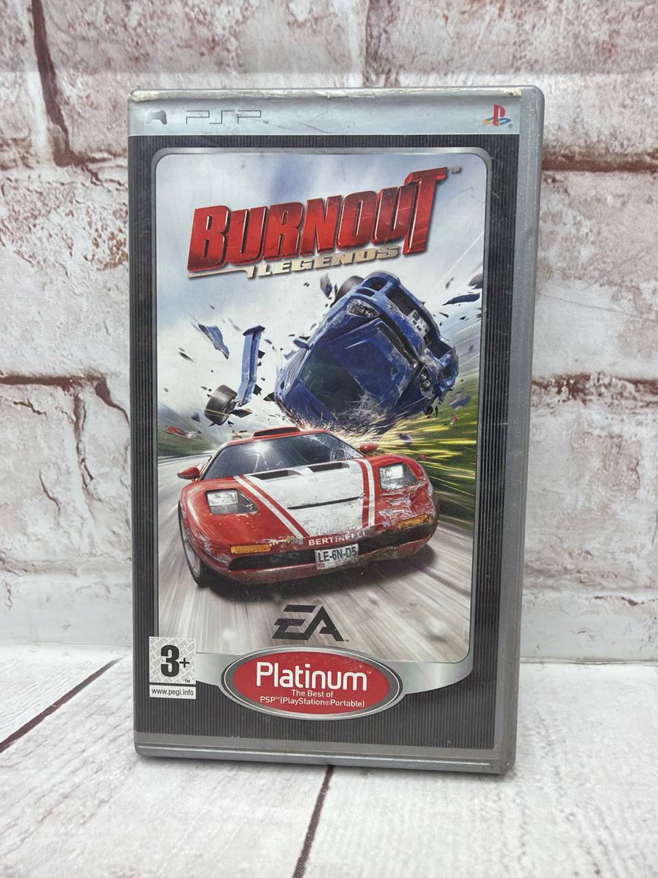 Диск для PSP || Burnout Legends Platinum / Английский язык