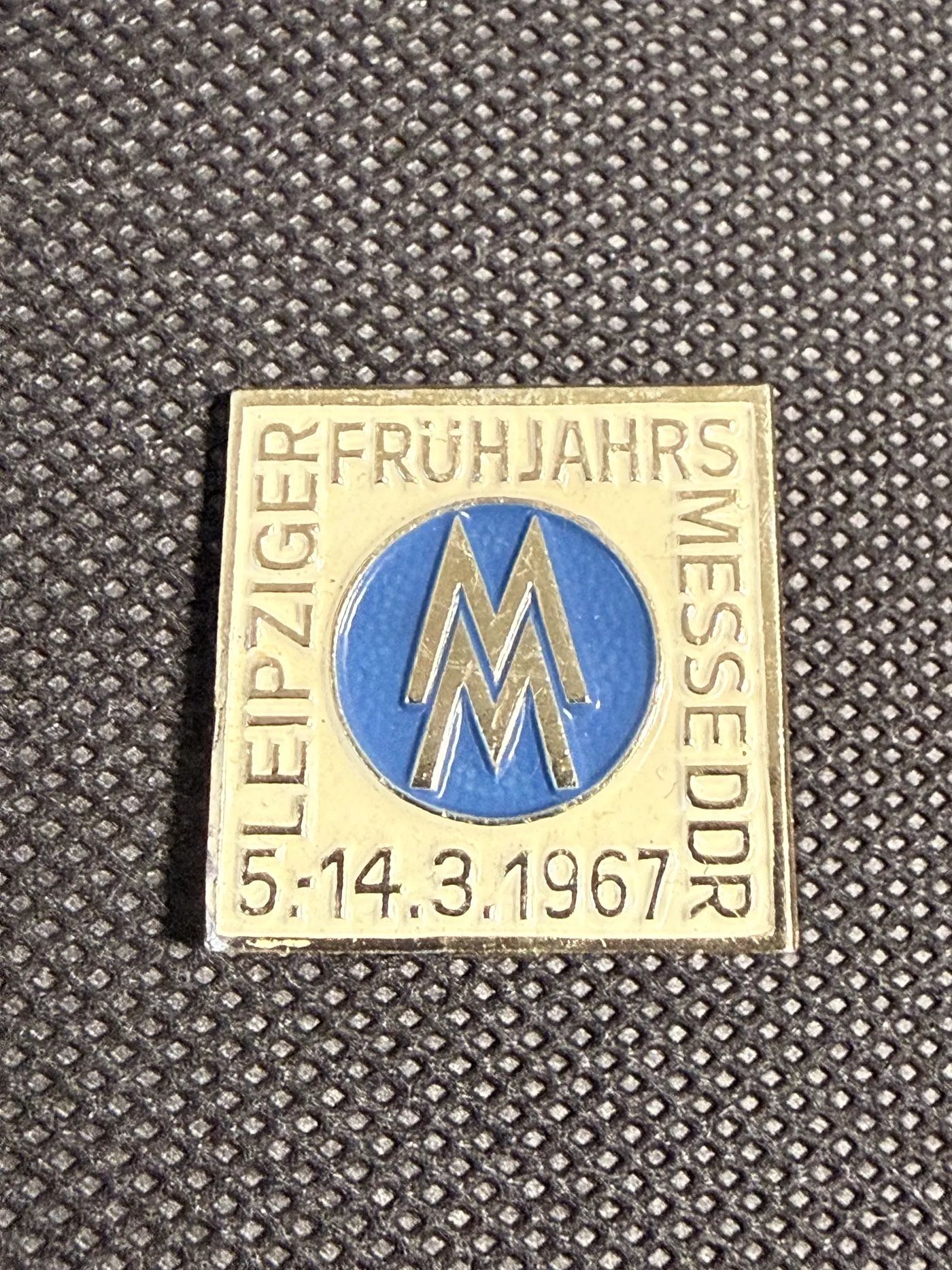 Значок Лейпцигская весенняя ярмарка ГДР 1967