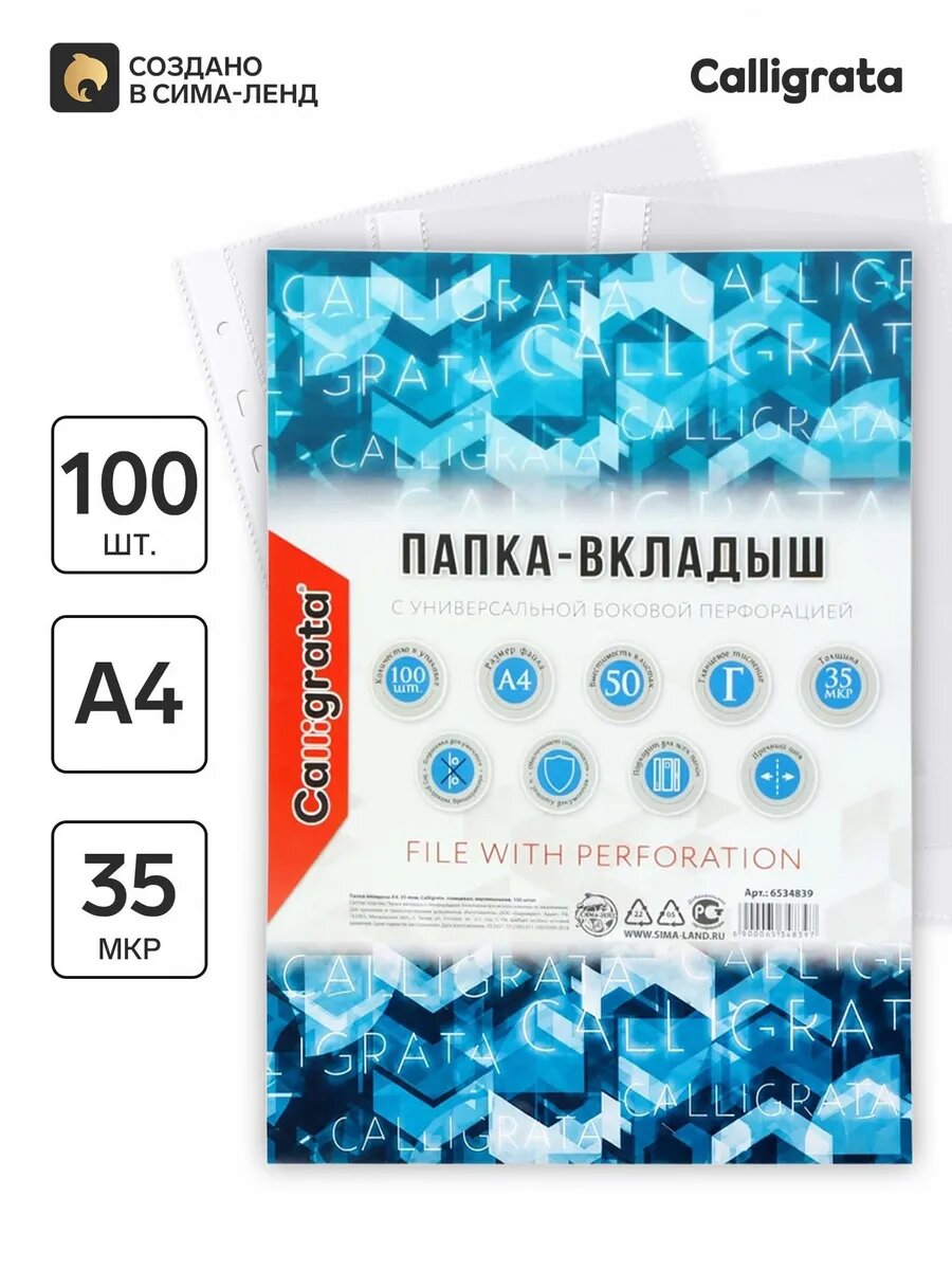 Файл-вкладыш А4