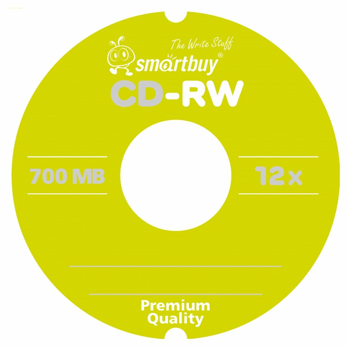 Оптический диск CD-RW Smart buy 700Mb, 4-12x, Cake Box, 50шт. (SBCD-RW50), 5 уп.