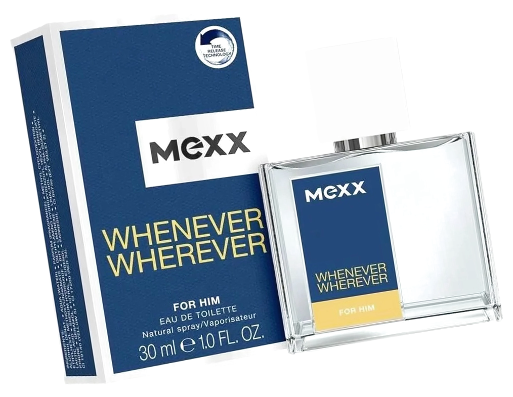 Туалетная вода Mexx Whenever Wherever For Him мужская 30 мл - Мекс Когда Бы То Ни Было