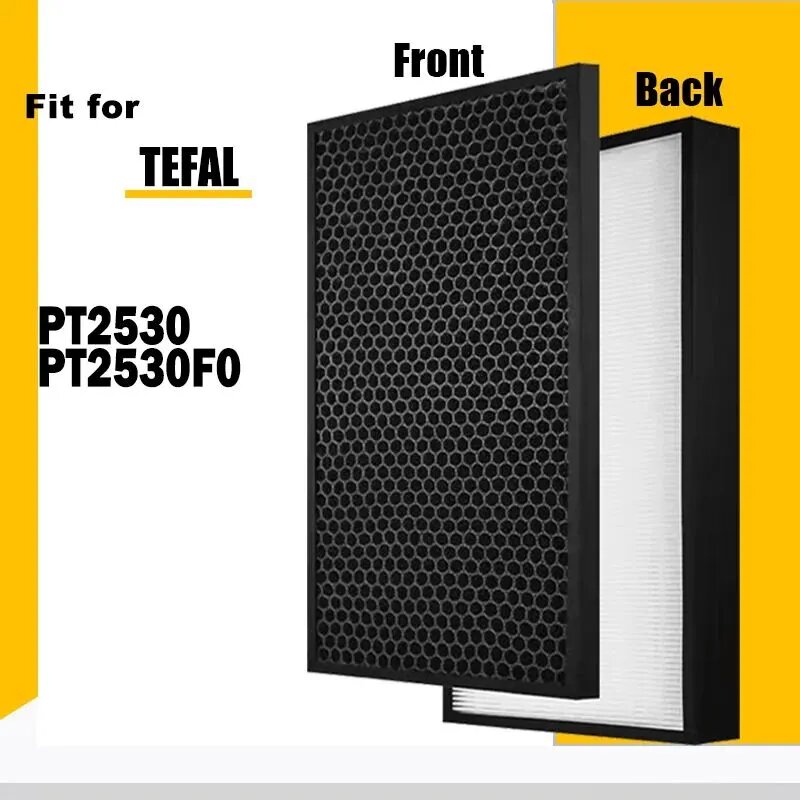 HEPA Угольный фильтр соответствует TEFAL Pure Air Essential PT2530 PT2530F0
