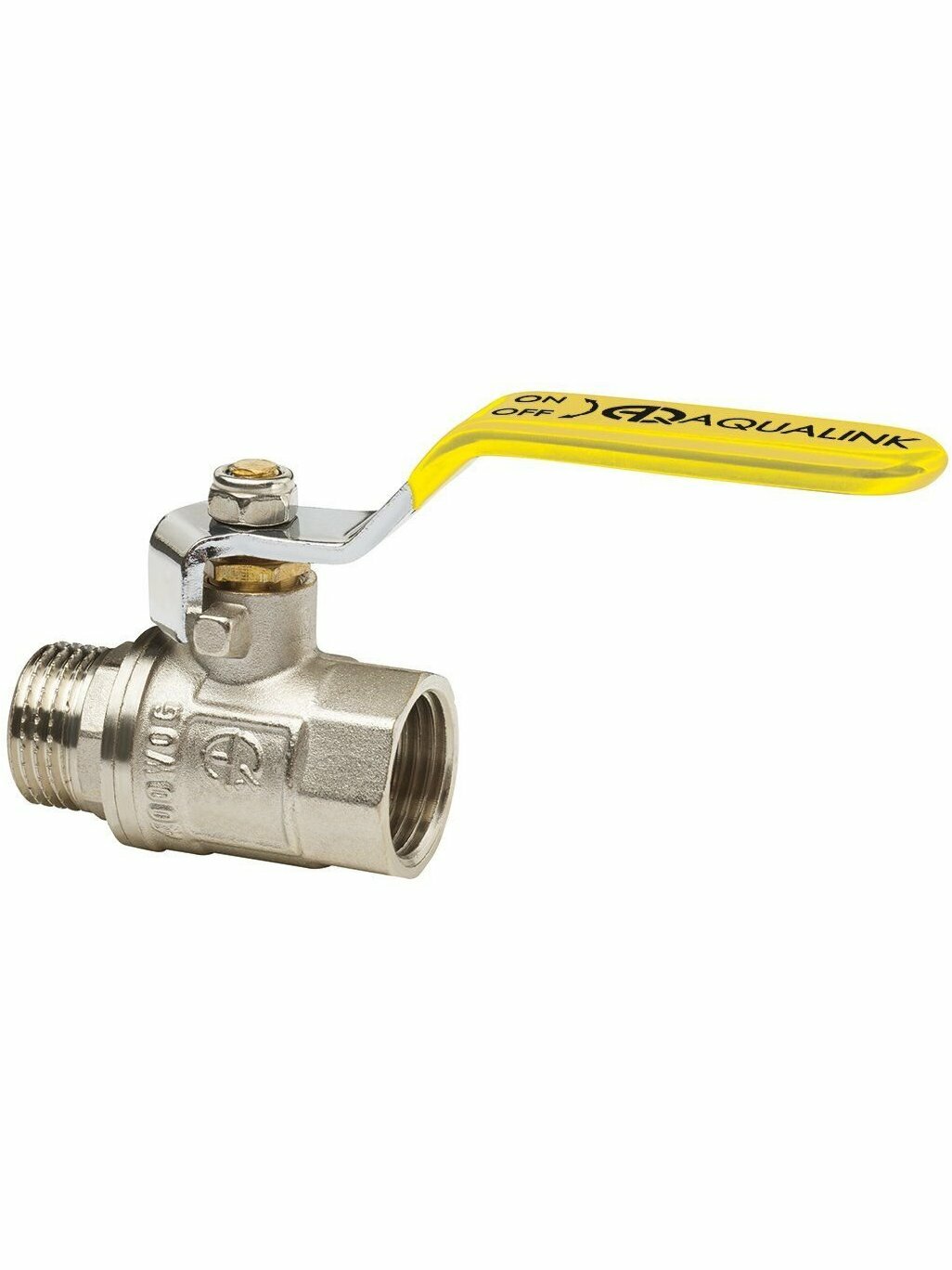 Кран для газа AquaLink 3/4", г-ш, с ручкой — запорная арматура