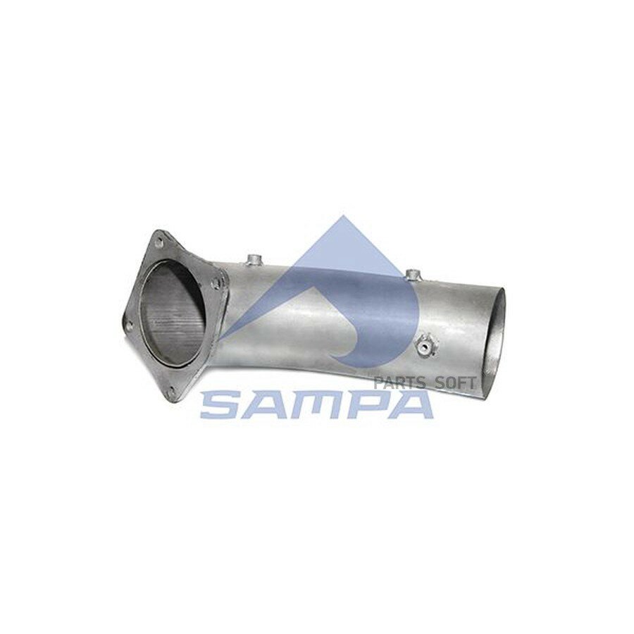 Труба глушителя DAF от официального дистрибьютора, SAMPA, артикул 050441