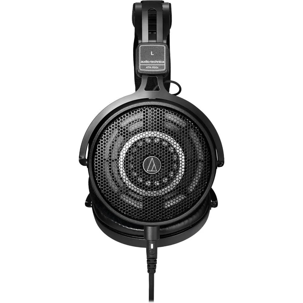 Audio-Technica Наушники проводные Audio-Technica, 3.5 мм, 6.3 мм, черный, черно-серый