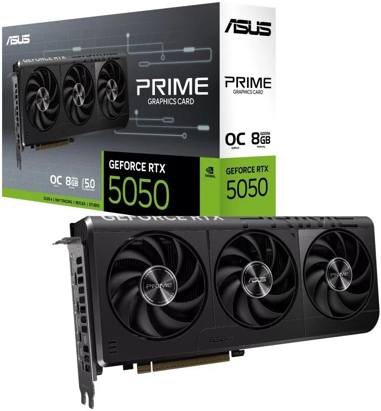 ASUS GeForce RTX 5050 OC PRIME, 8 ГБ