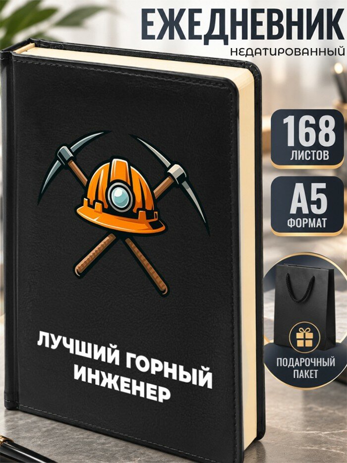 Ежедневник "Лучший горный инженер" Шахтеру