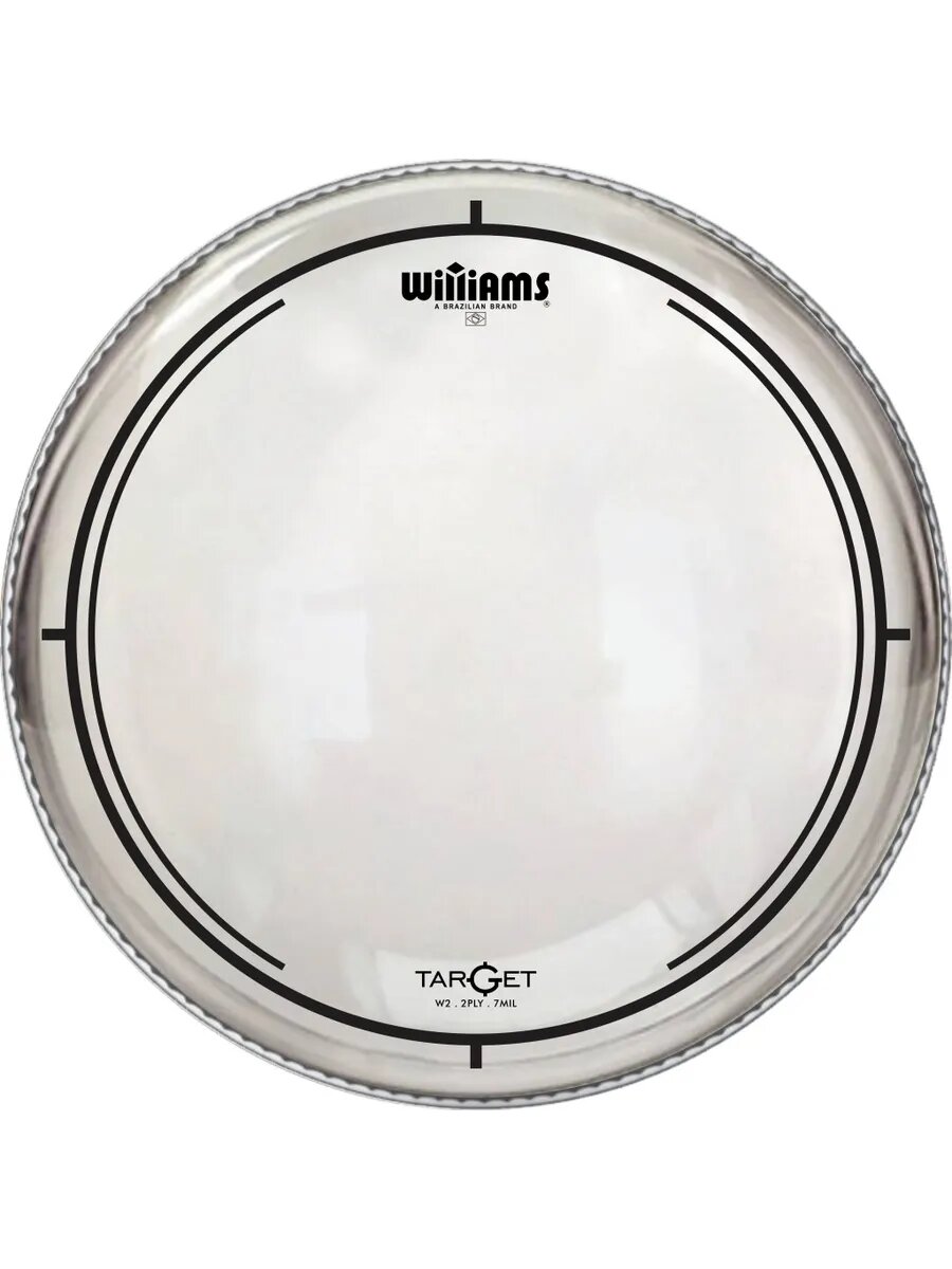 W2-7MIL-08 Target Series Clear Пластик для том-барабана 8",