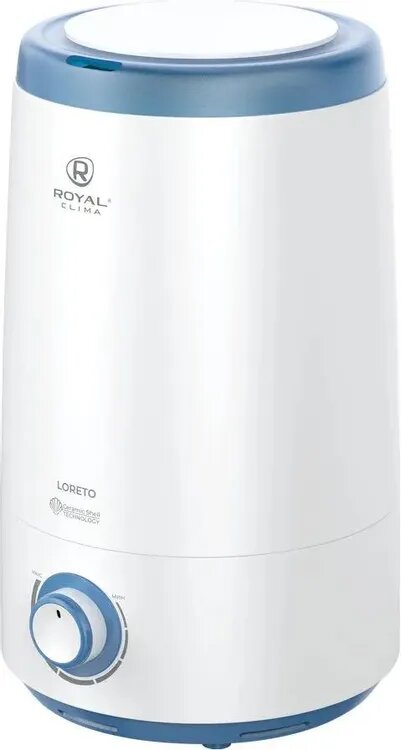 Увлажнитель воздуха ультразвуковой Royal Clima RUH-LT300/3.5M-BU, 3.5л, белый/голубой