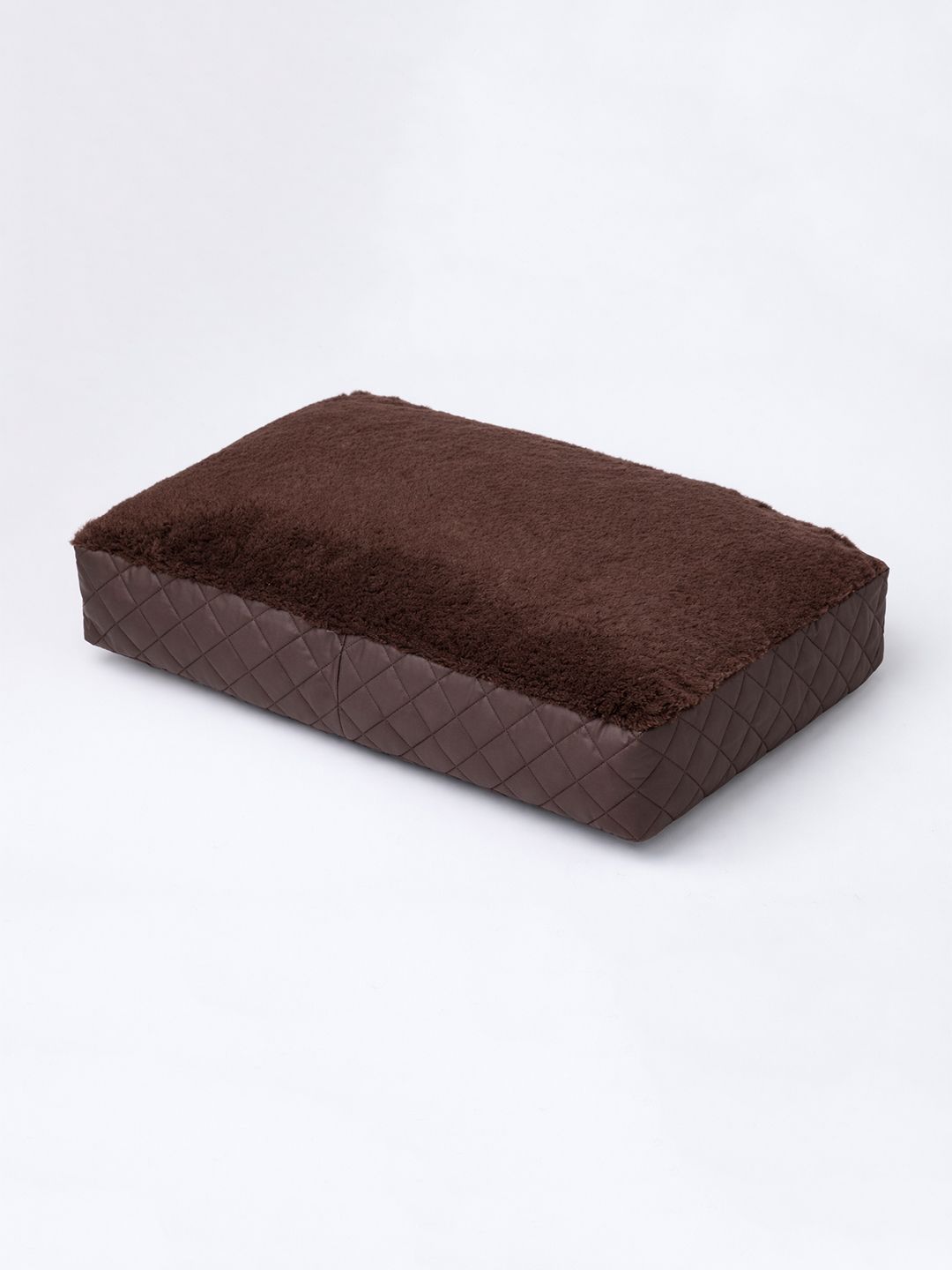 Подушка WoolHouse лежанка с моющимся и съемным чехлом для собак и кошек 50*75 см из шерсти мериноса и плащевой ткани