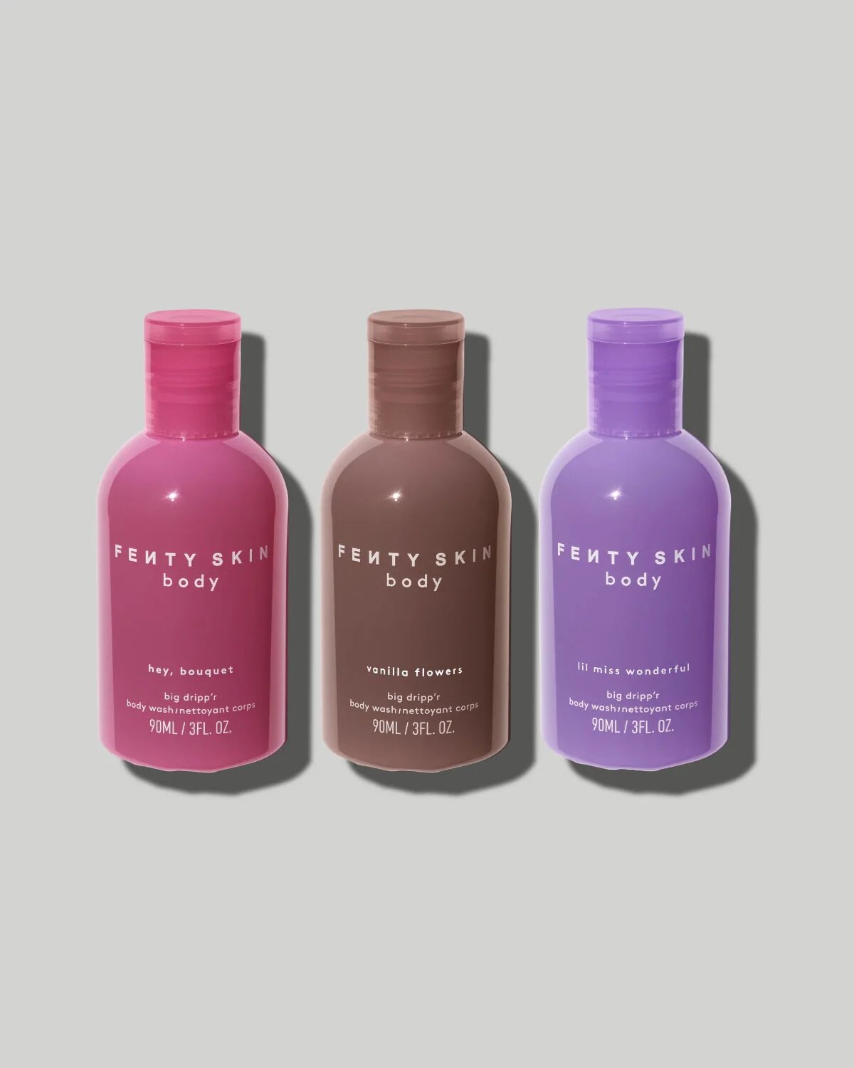Fenty Skin гель Трио для мытья тела Lil Dripp'rz Mini