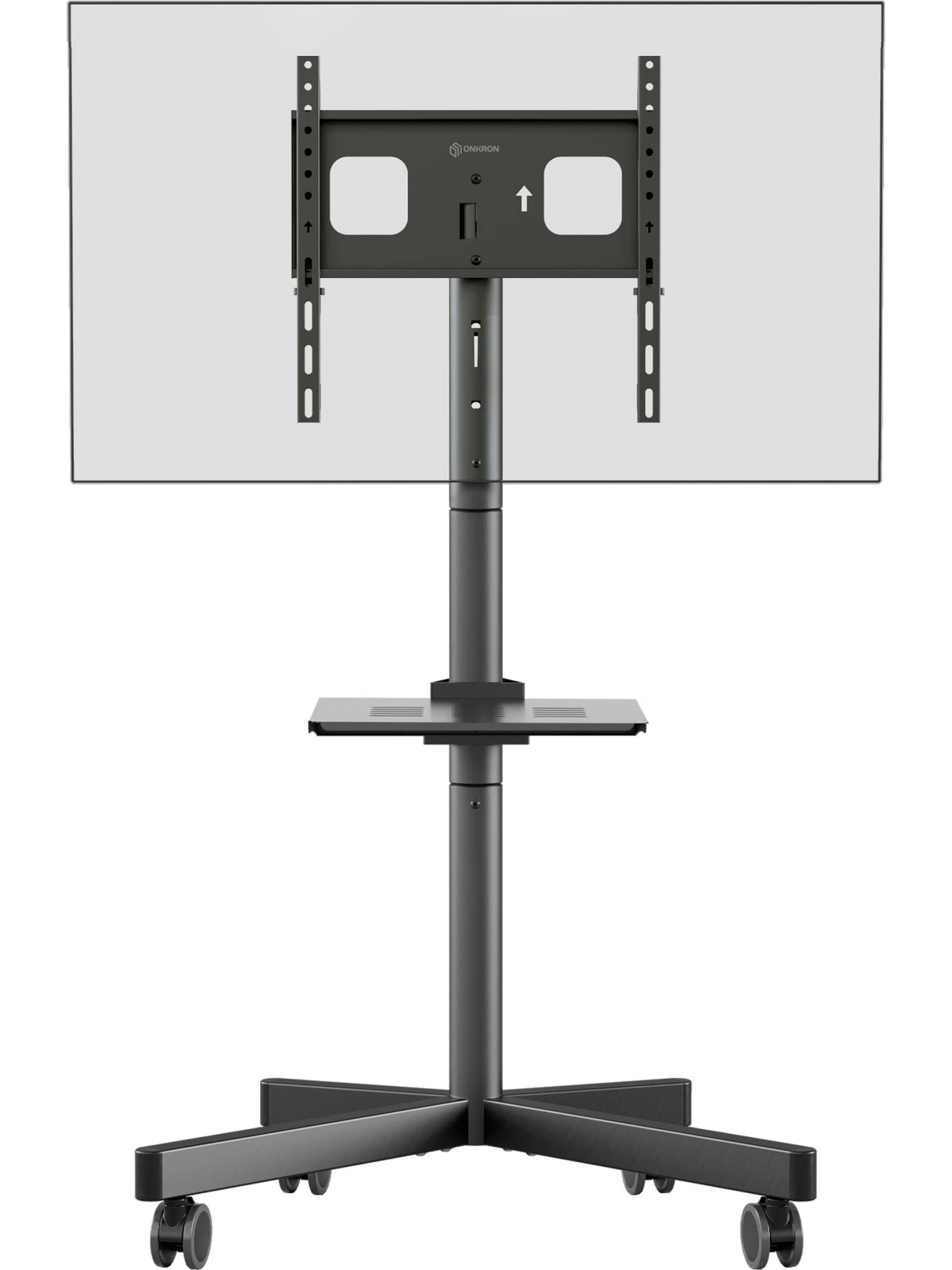 Стойка для телевизора ONKRON TS1137, 23-60", напольный, мобильный, черный