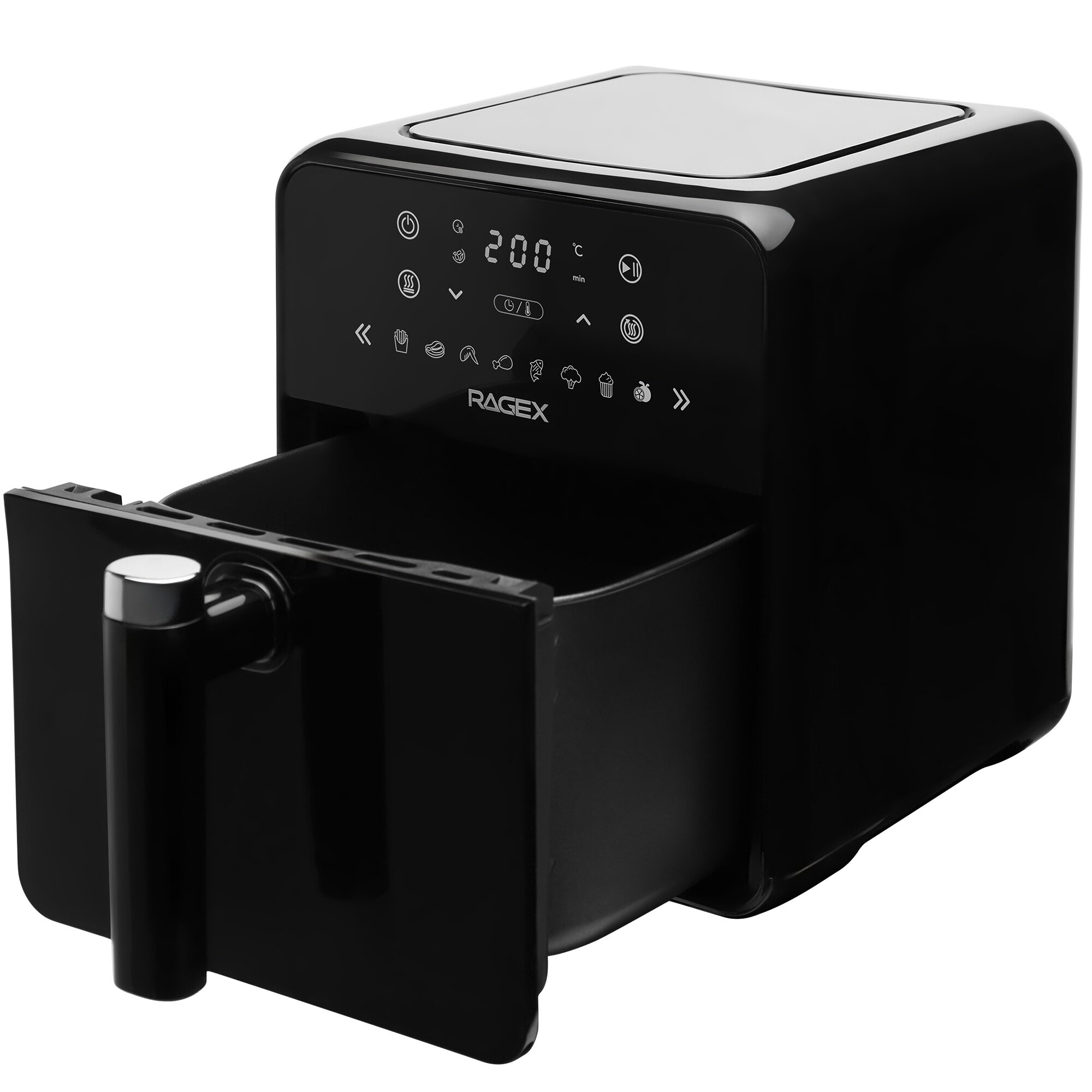Аэрогриль RAGEX 8 в 1 RAGEX R204, 3.5л, 1300Вт, (черный)
