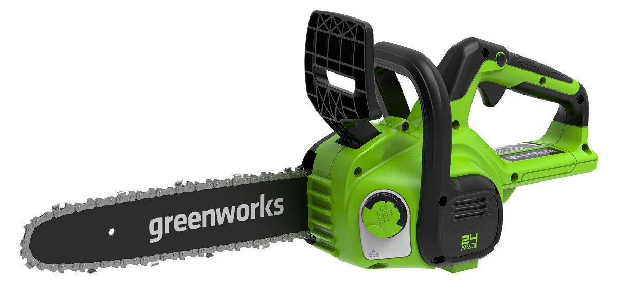 Цепная пила аккумуляторная Greenworks G24CS25K2 2007707UA 24V, 25см, с АКБ 2Ач и ЗУ