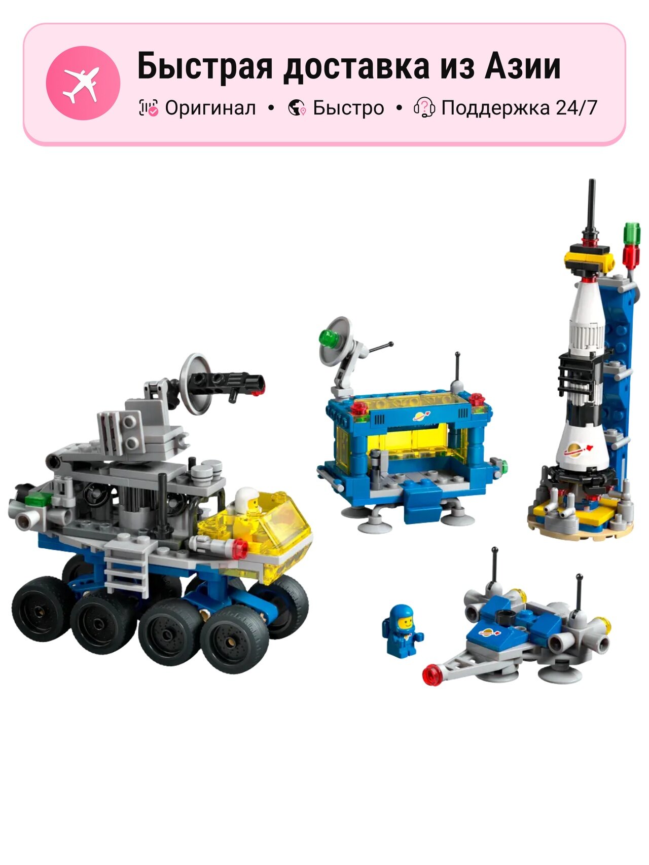 Конструктор унисекс LEGO Мини-ракетная установка 325 деталей 2 фигурки 40712 5762077, Miniature Rocket Launcher
