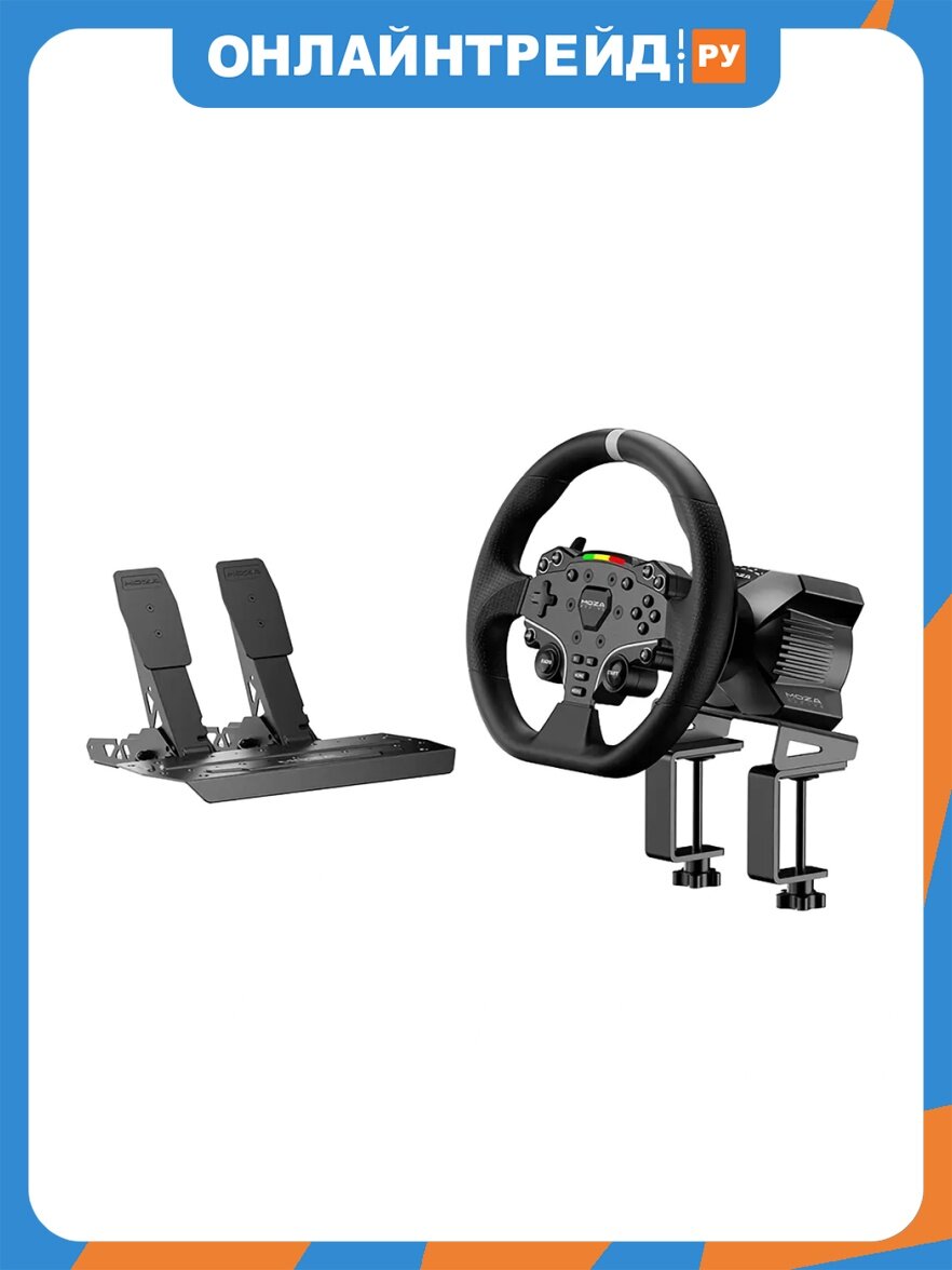 Руль Moza R3 Bundle rev.2 RS074 черный (MZ96)